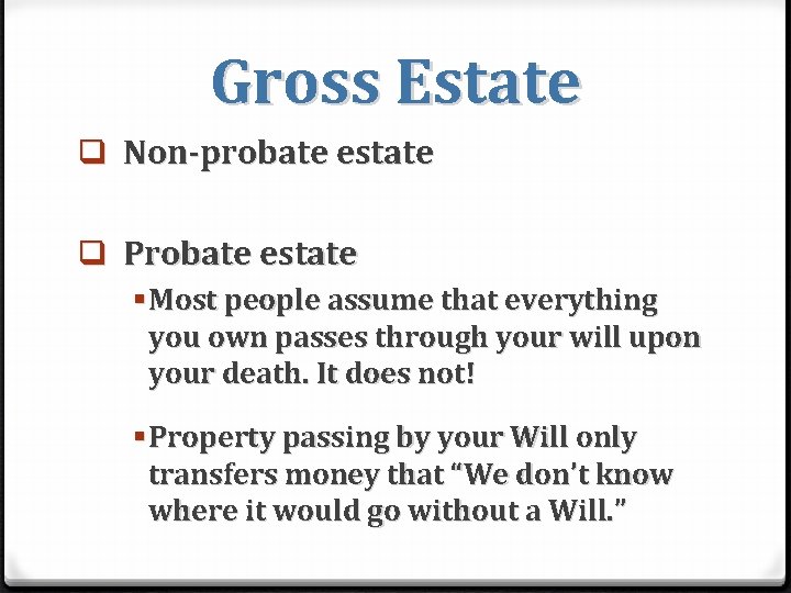 Why You Need a Will and the Importance