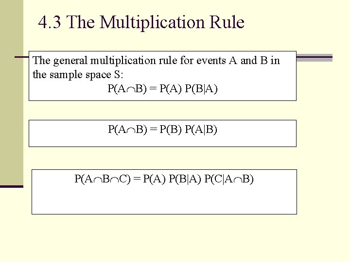 Chapter 4 Probability Probabilities of Compound Events 4