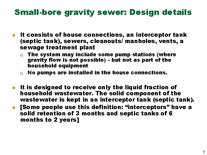 BORE HOLE SYSTEMS 1 Introduction n n Course