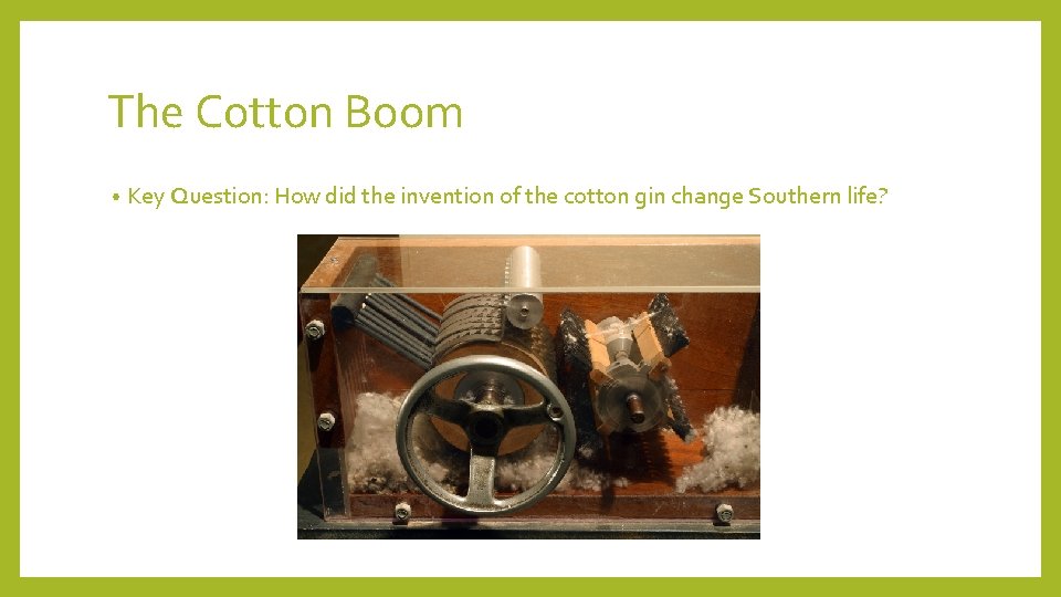 PLANTATIONS AND SLAVERY SPREAD Ch 11 2 Plantations