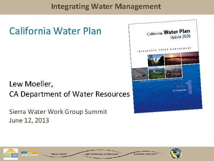Integrating Water Management The Future of Integrated Water