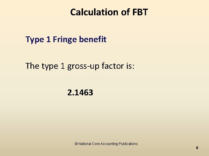 Advanced Income Tax Law Chapter 17 Fringe Benefits