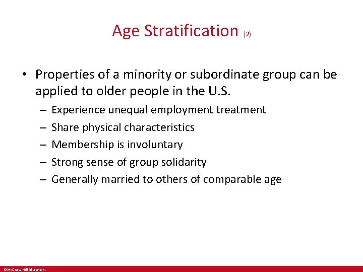CHAPTER 12 Stratification by Age Sociology in Modules