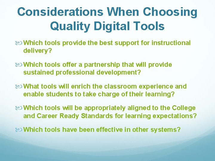 TRANSFORMING THE CLASSROOM Transformation of Curriculum Delivery ...