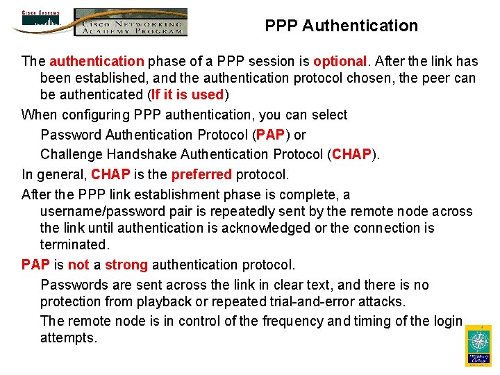 Semester 4 Chapter 4 PPP WAN connections are