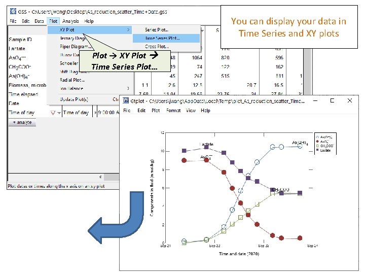 GSS is a spreadsheet for manipulating and plotting