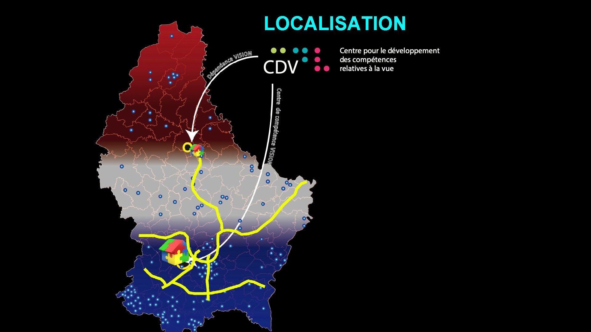 POPULATION CIBLE Les troubles de la vision peuvent