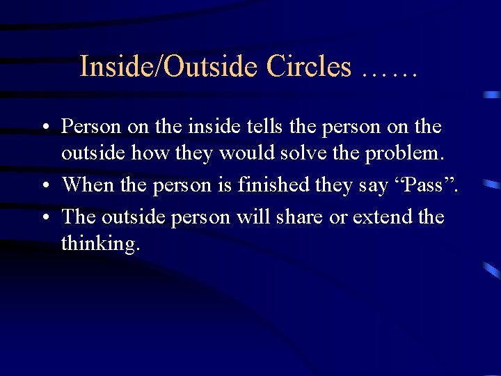 Cooperative Learning A MiniLesson By Linda Mac Intyre