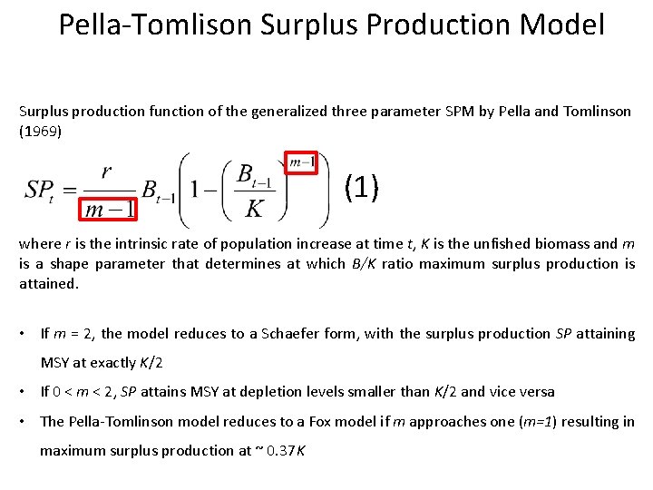 JABBASelect An alternative surplus production model to account