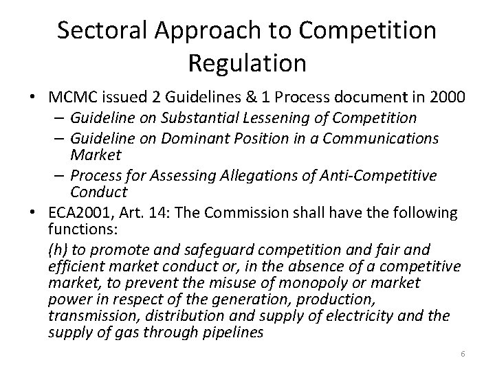 An overview of competition scenario of Malaysia Alice
