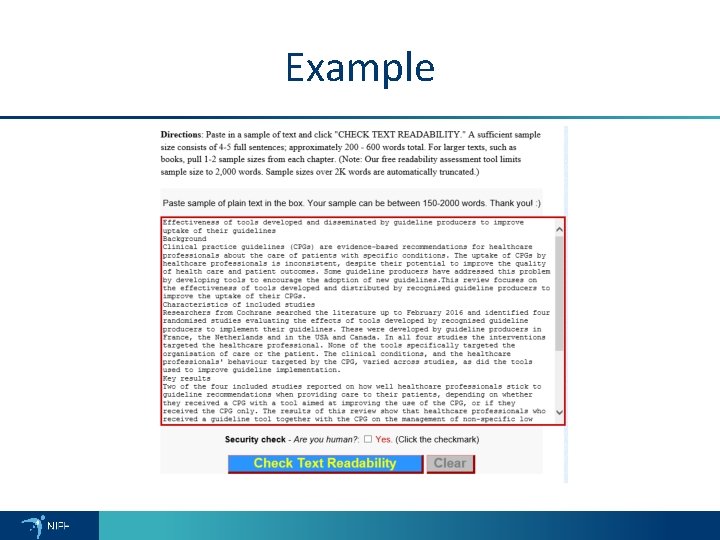 Can the use of a readability calculator improve