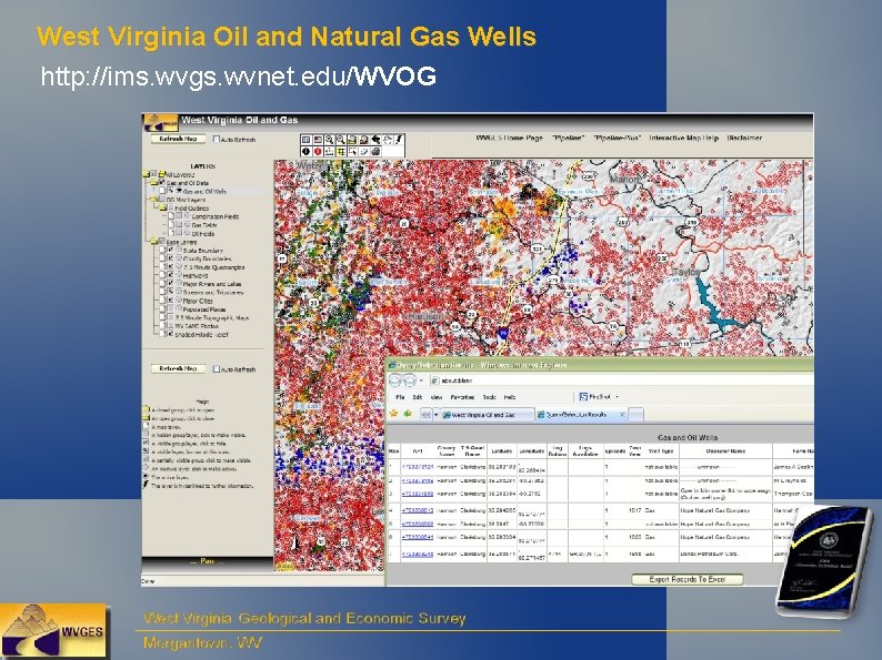 The Many Interactive Maps of WVGES West Virginia