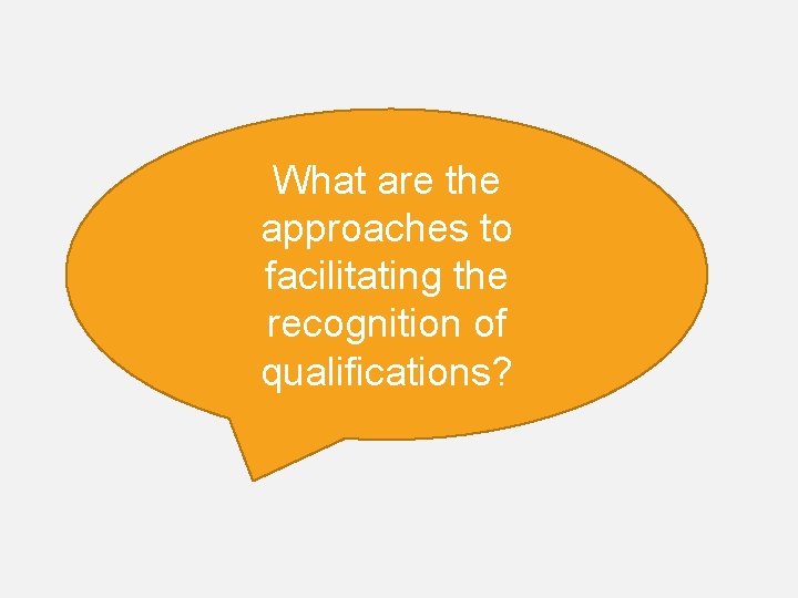 QUALIFICATIONS AND RECOGNITION QUALITY ASSURANCE AS A TOOL