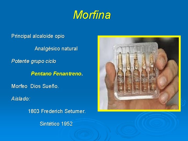 ANALGESICO OPIODES FACULTAD DE MEDICINA FMBUAP FARMACOLOGA II