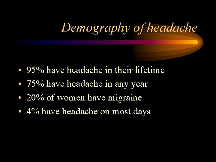 Imaging in headache patients Incidentalomas Giles Elrington Barts
