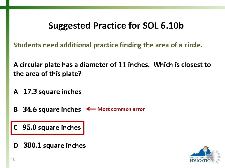 Spring 2014 Student Performance Analysis Grade 6 Mathematics