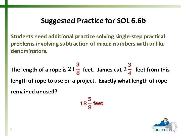 Spring 2014 Student Performance Analysis Grade 6 Mathematics