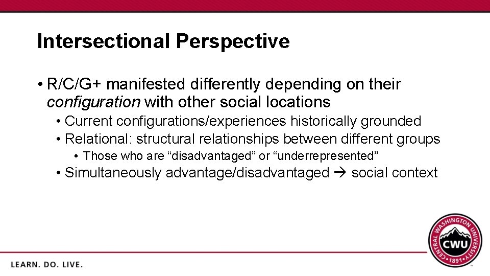 Thinking about Academic Advising through the Lenses of