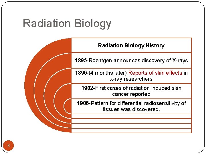 Radiation Biology 1 Acute Radiation Syndrome Early and