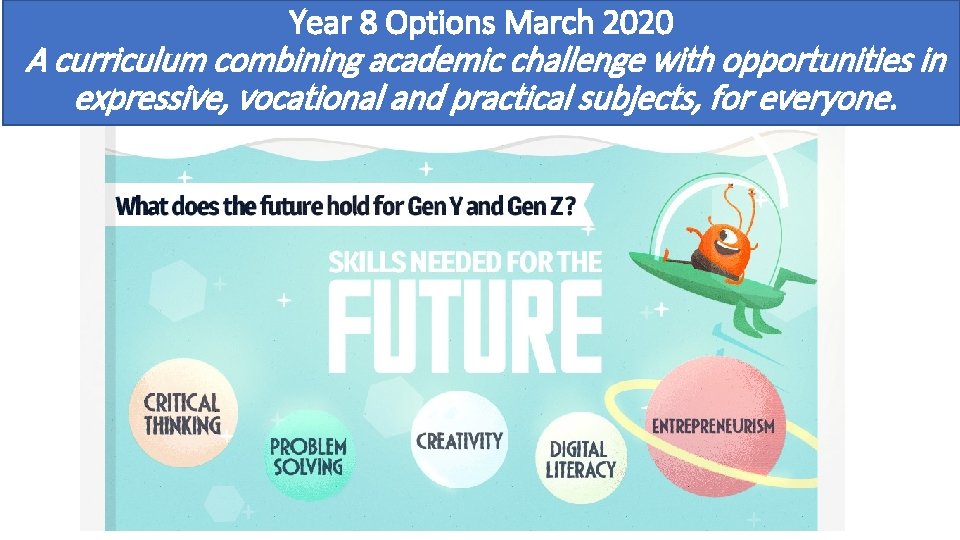 Year 8 Options March 2020 A curriculum combining