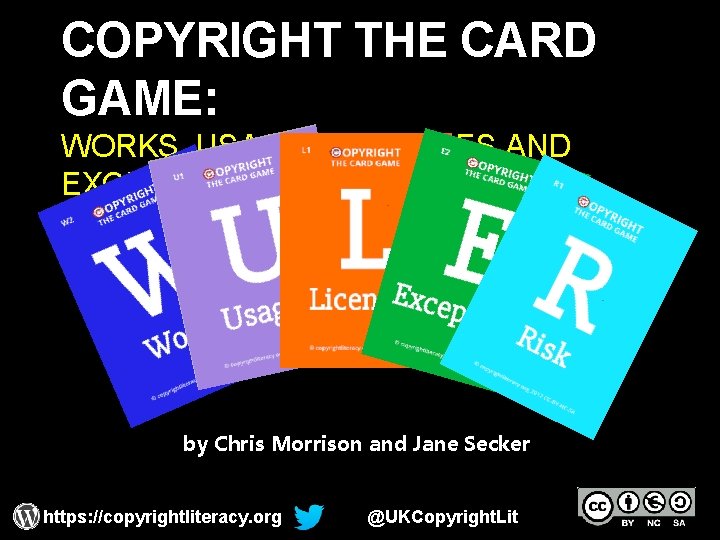 COPYRIGHT THE CARD GAME WORKS USAGES LICENCES AND