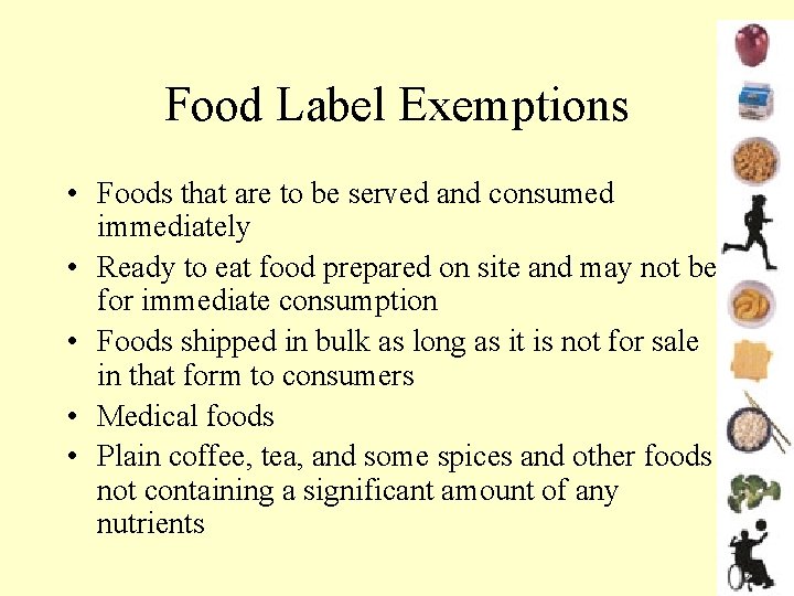 Food Labels What Do They Mean April 2006