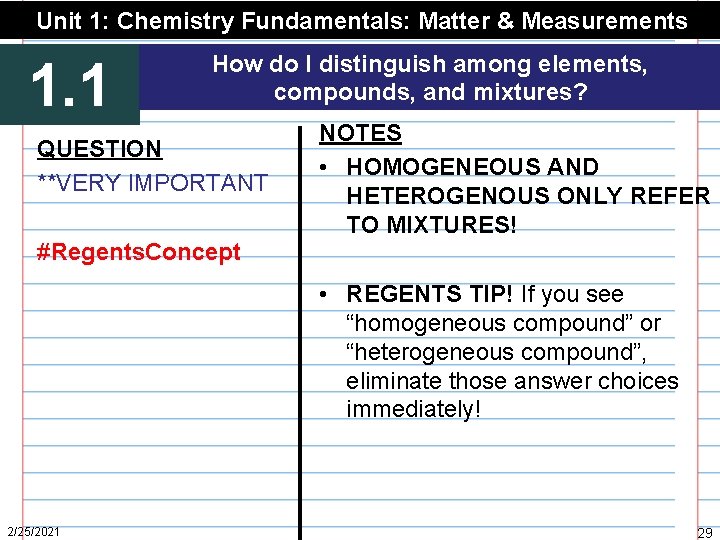 Unit 1 Chemistry Fundamentals Matter Measurements 1 1