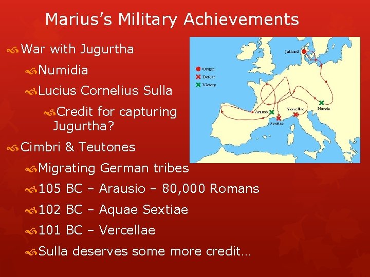 Marius Sulla The Century of Civil War Begins