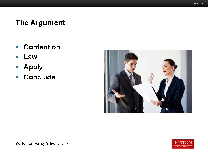 Stone Moot Court Brief Writing Workshop Boston University