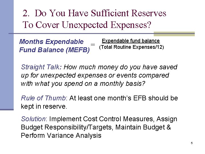 Financial Assessment Subsystem Overview 0 What Can FASS