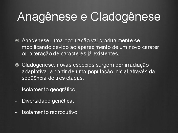 A Origem da Vida e a Evoluo Professora