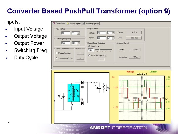 PExprt Modeling Procedure Overview w w 2 Power