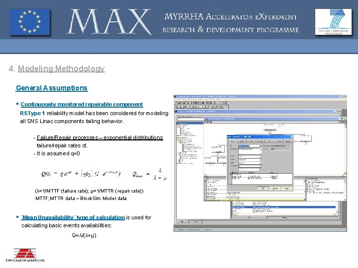 Reliability Analysis SNS Linac Reliability Model MAX Task
