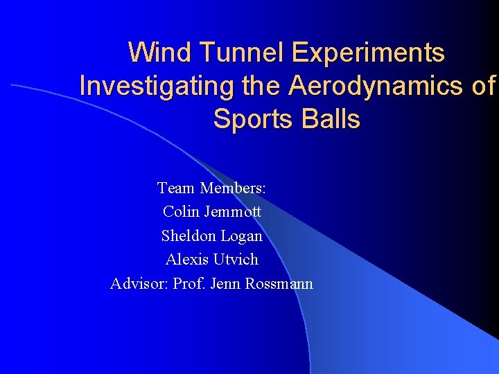 Wind Tunnel Experiments Investigating the Aerodynamics of Sports