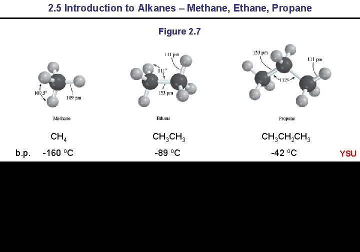 Carey Chapter 2 Hydrocarbon Frameworks Alkanes YSU 2