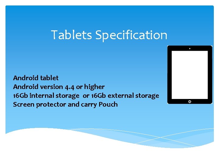 Welcome to The Glen High School elearning Tablets