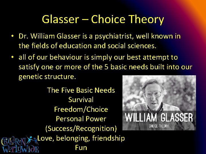 Behaviour Management No one child has the right