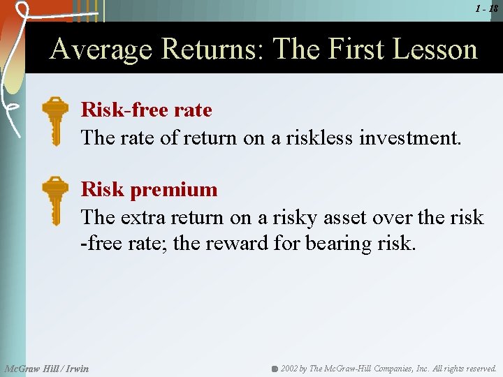 1 Chapter A Brief History of Risk and