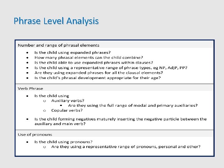 Clause Level Analysis Sentence clausal connectivity Robert is