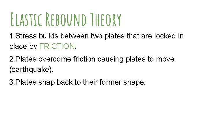 Earthquakes Earthquakes Vibrations of the earths crust Usually