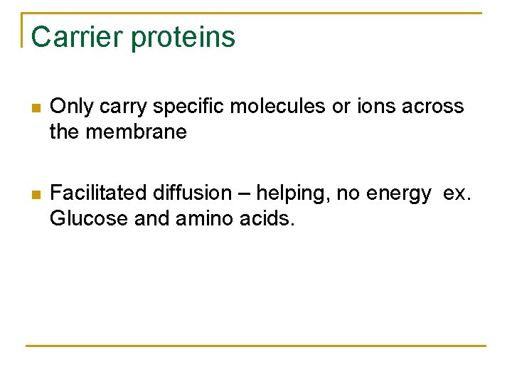 Membrane Structure and Function Membrane Models n n