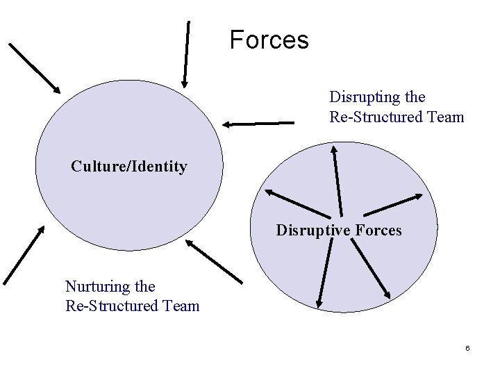 Change Management Team Alignment after a Restructuring Rossella