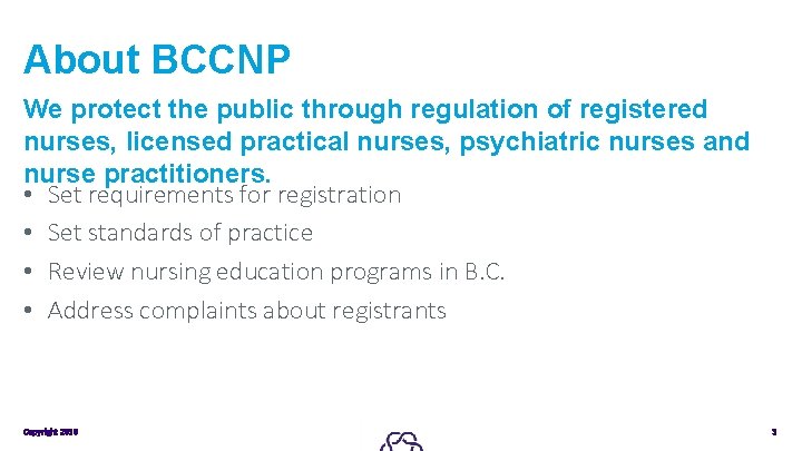 INFORMATION FOR BC GRADUATES Applying for Registration and