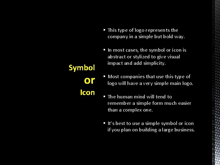 Types of Logos There are different types of