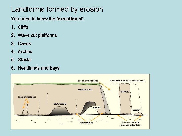 Coasts The Essentials How do land processes shape