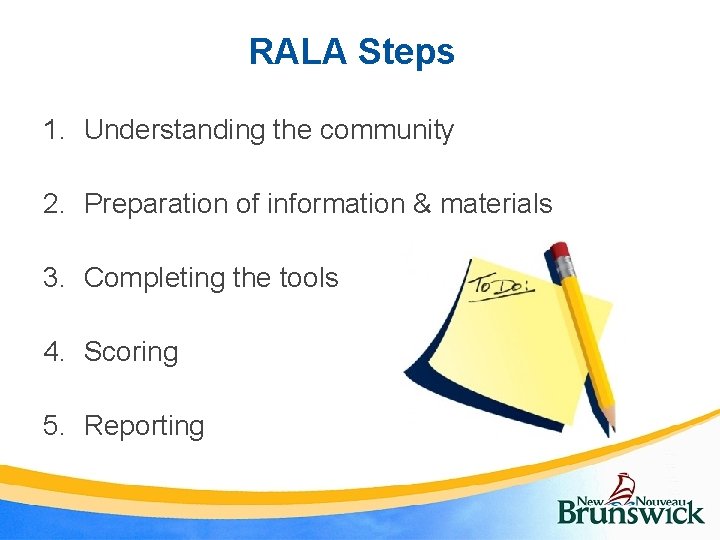 Rural Active Living Assessment RALA Tools What is