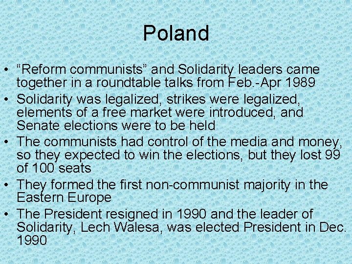 The End of the Cold War Part II