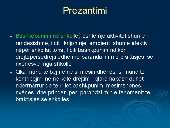 Tema Bashkepunimi mesimdhenes nxenes dhe prind ne parandalimin
