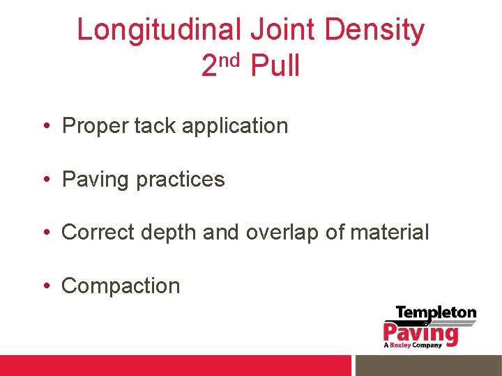 Construction of Longitudinal Joints 2014 VDOTVAA Regional Asphalt