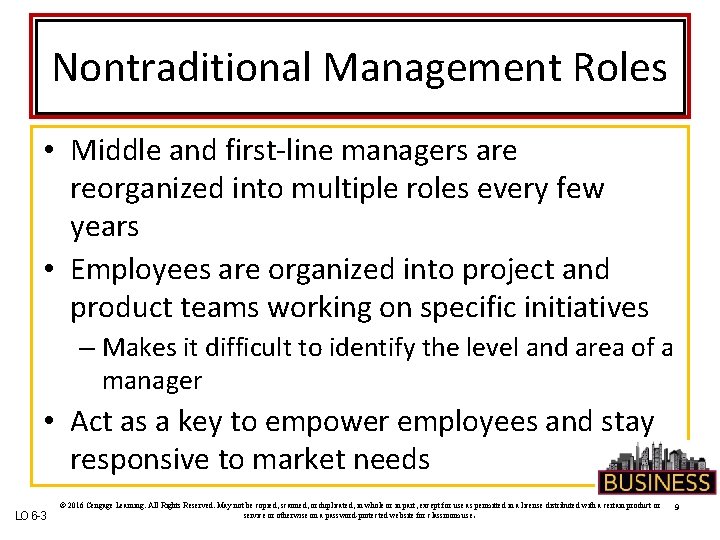 Lesson 6 Understanding the Management Process 2016 Cengage